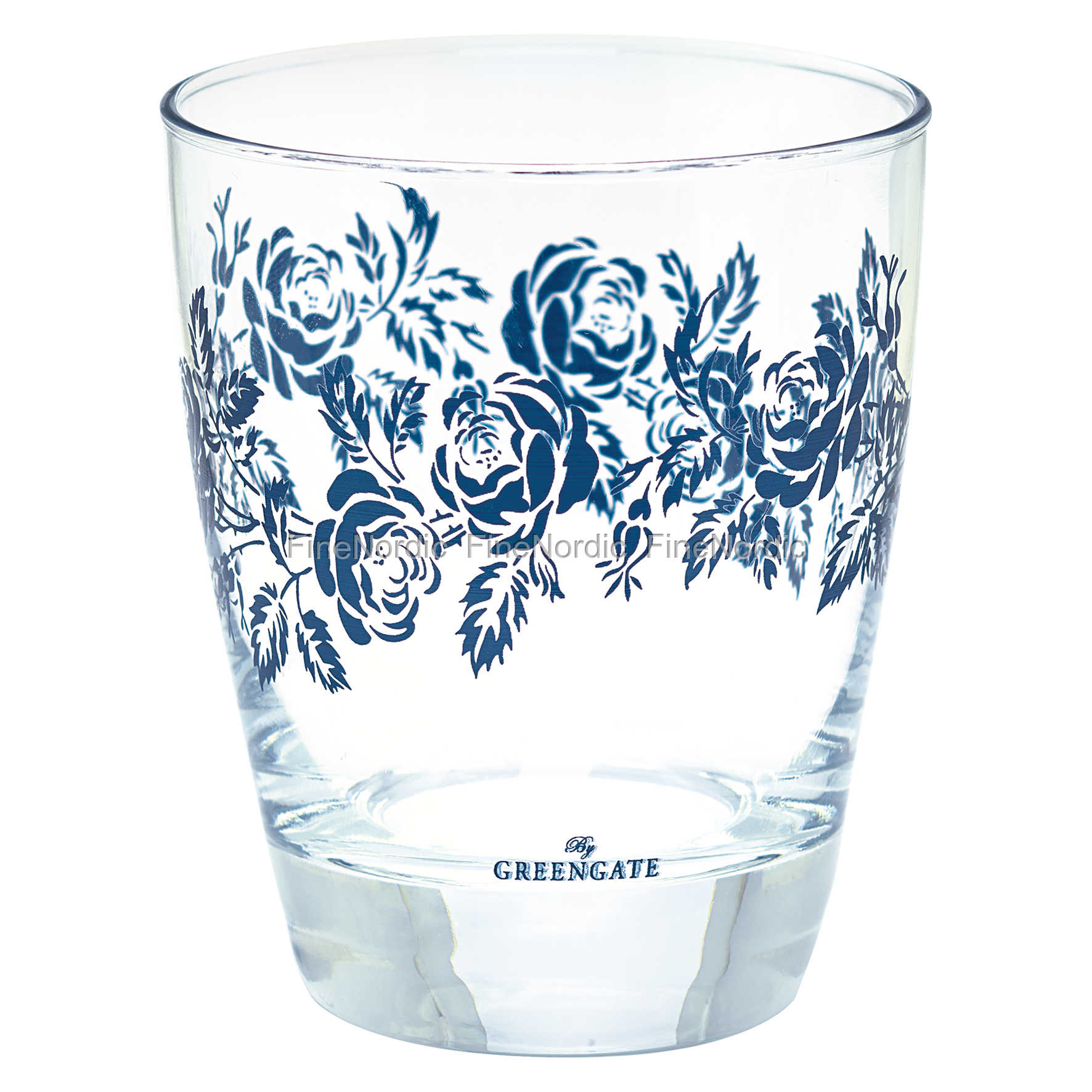 GreenGate Wasserglas Waterglass Fleur Blue