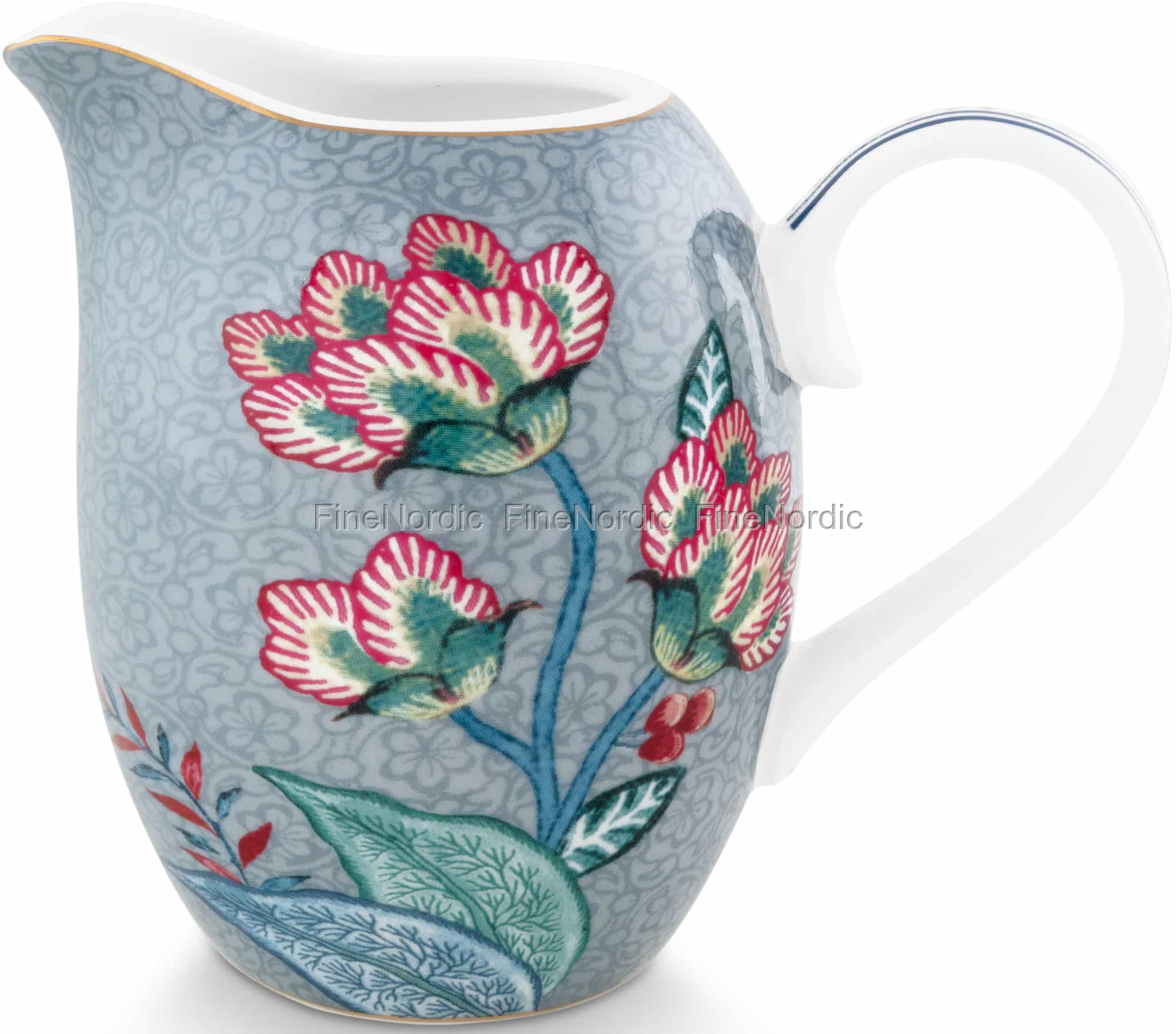 Pip Studio Krug Klein Flower Festival Hellblau 250 ml