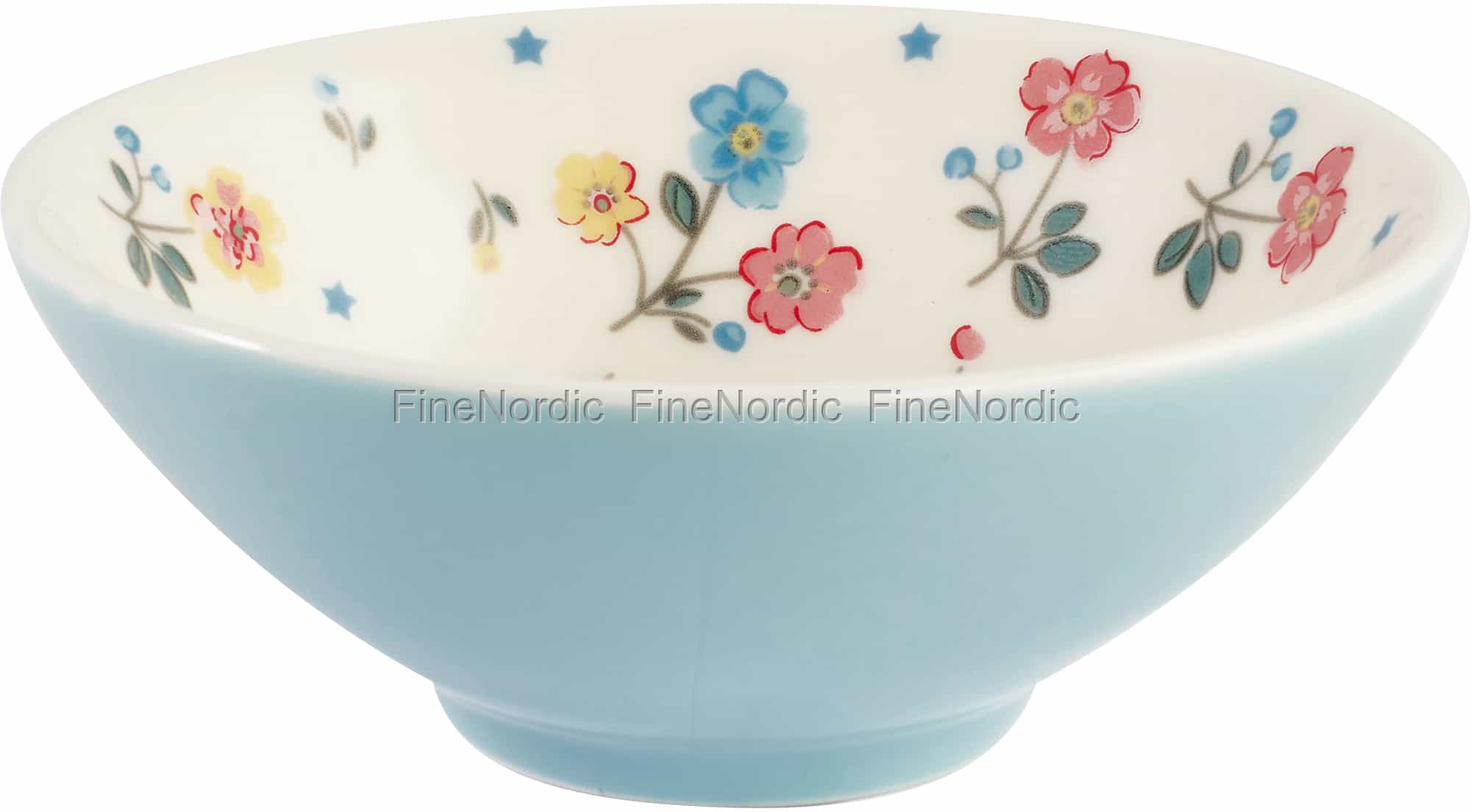 GreenGate Schüssel Sweets Bowl Pale Blue Adelena Inside