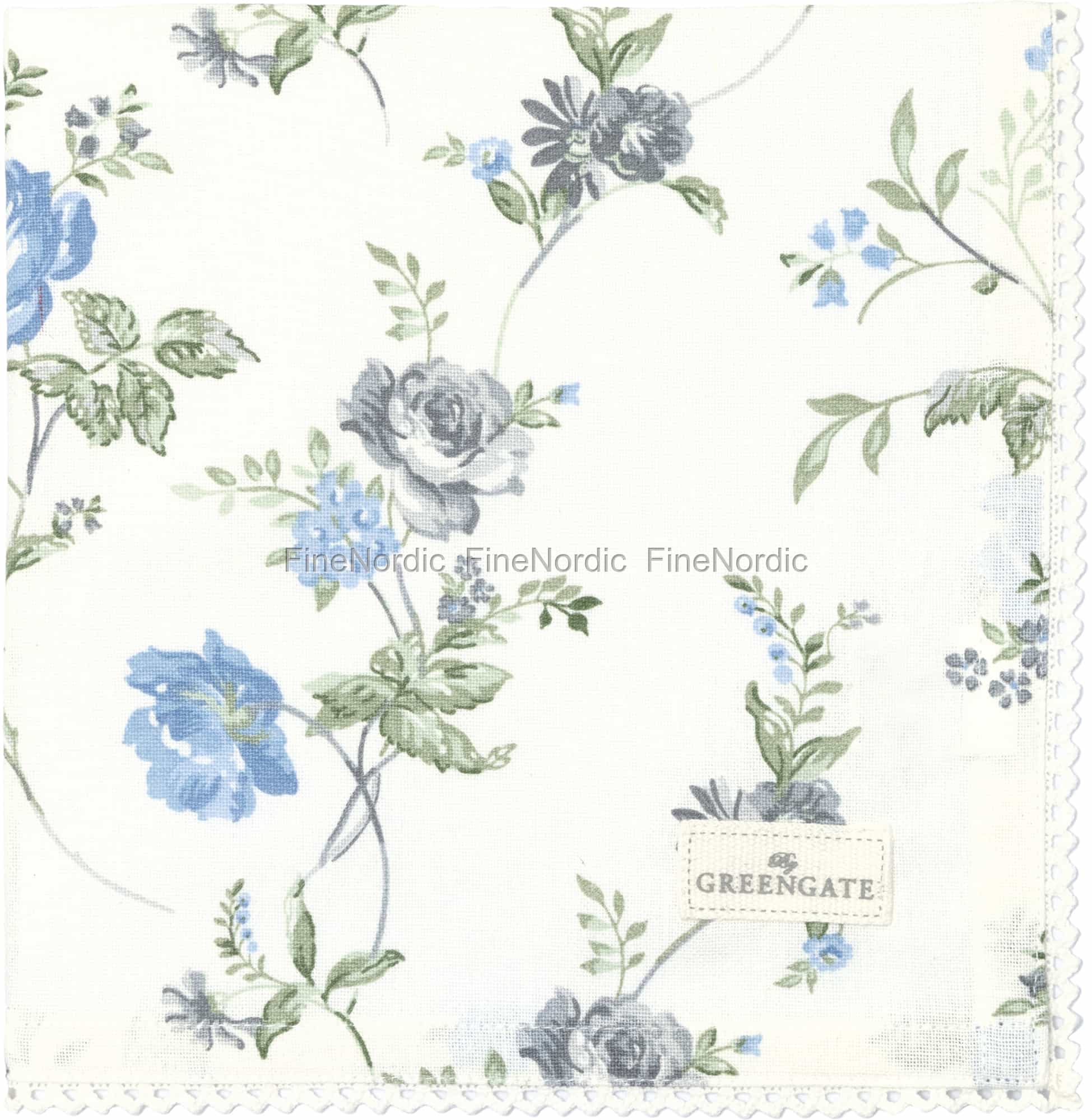 GreenGate Stoffserviette mit Spitze Celestine White
