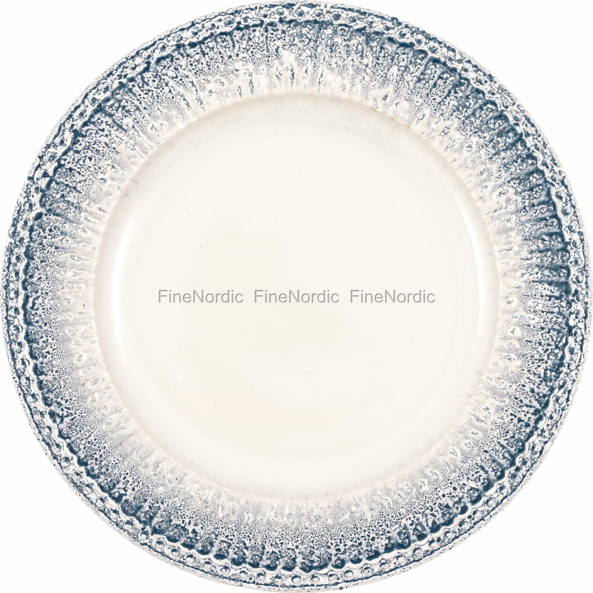 GreenGate Speiseteller Alice Ripple Blue