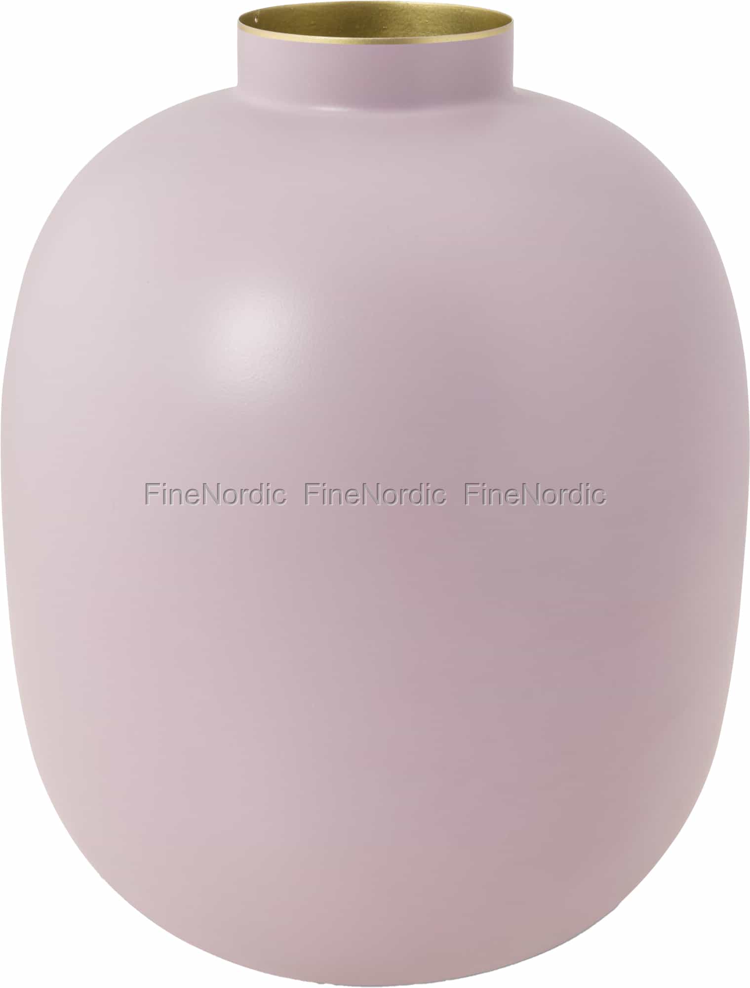Pip Studio Vase Metall Matt Lila 32 cm