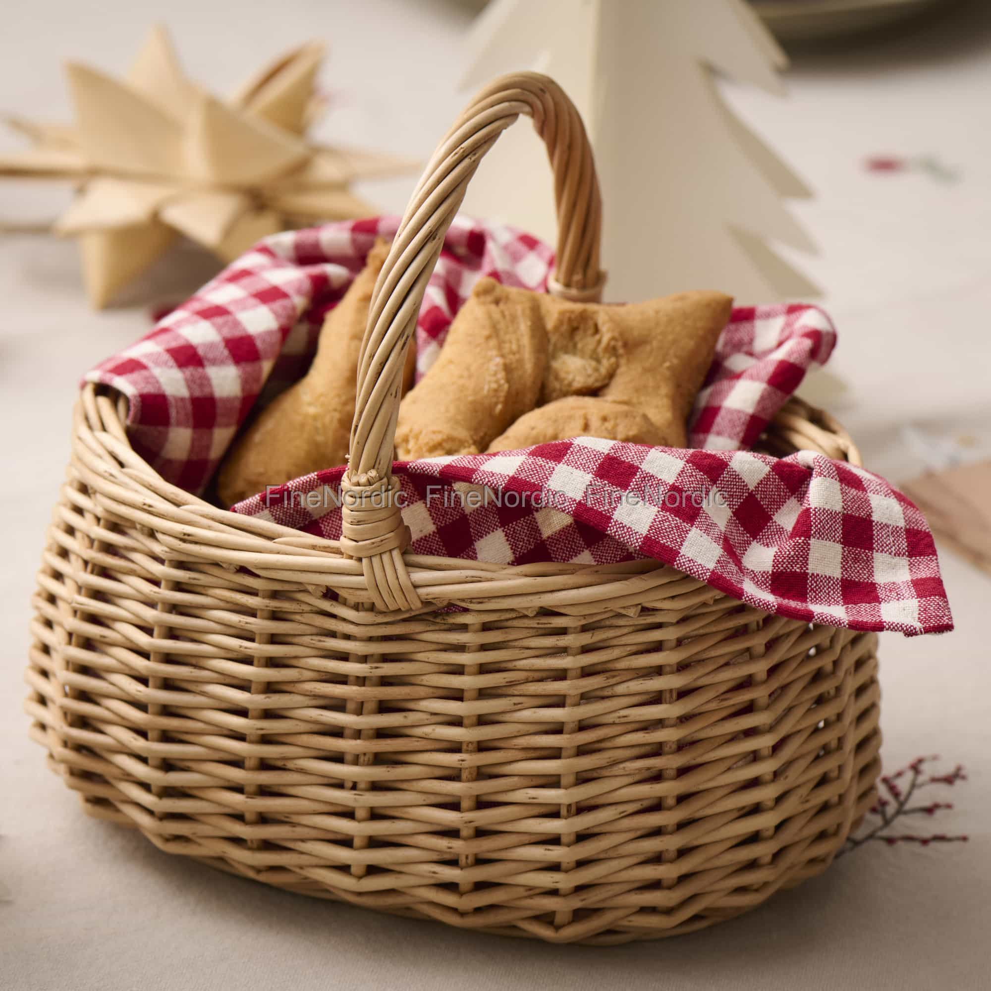 Ib Laursen Korb mit Henkel Quer Mini