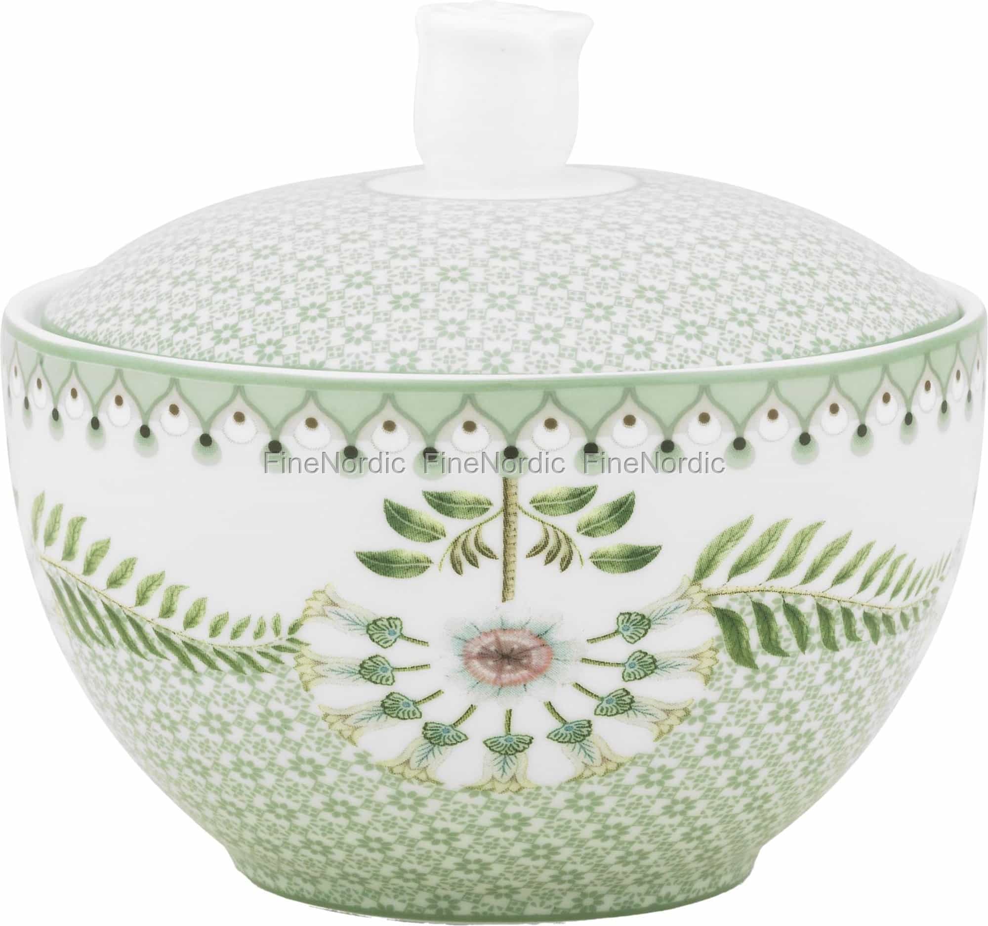 Pip Studio Zuckertopf Lily & Lotus Tiles Hellgrün