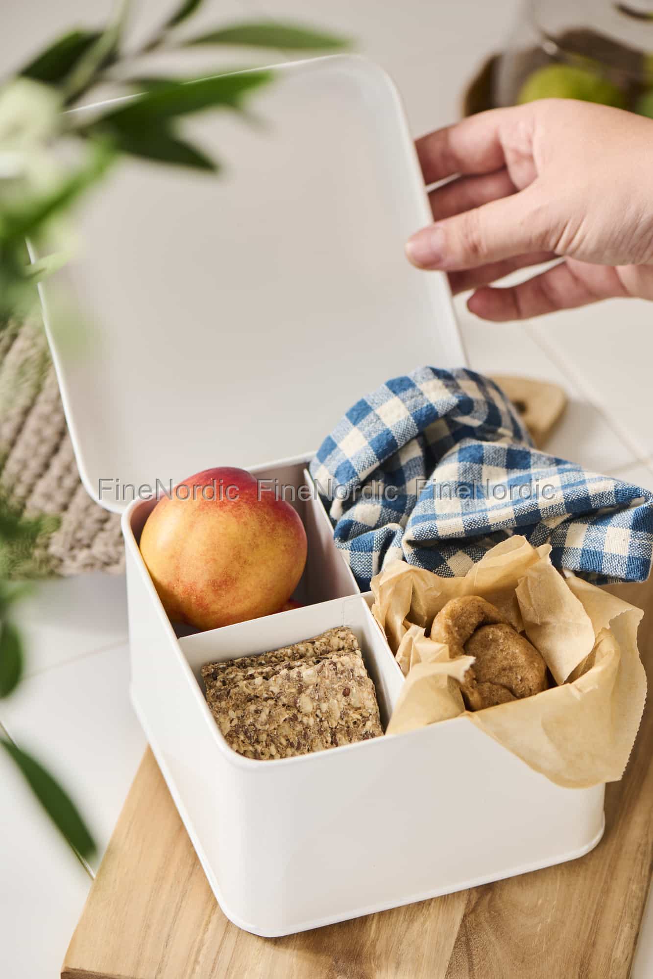 Ib Laursen Metall-Box mit 4 Räume und Deckel, Teiler Abnehmbar zum 1 ...