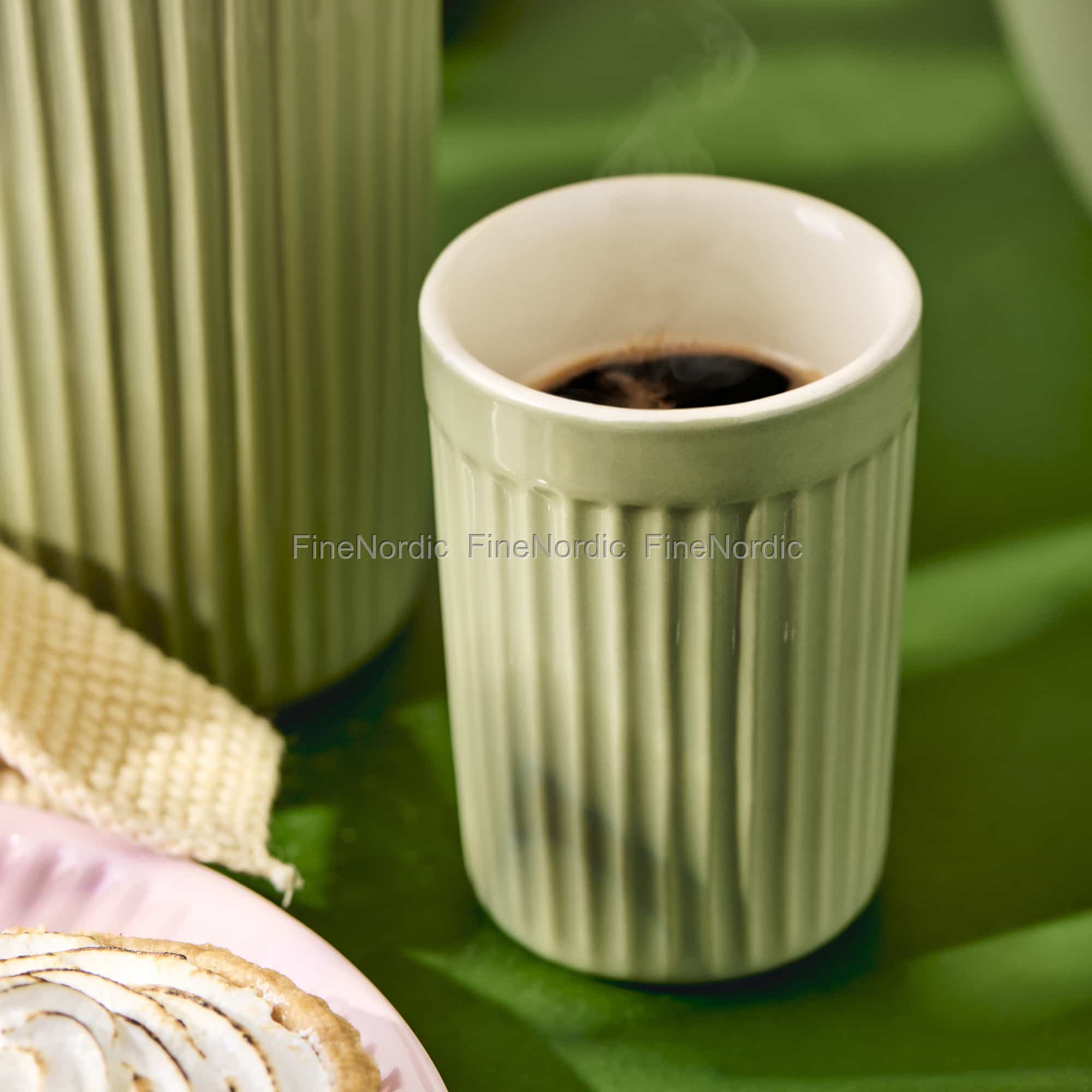 Ib Laursen Espressotasse ohne Henkel Mynte Wasabi