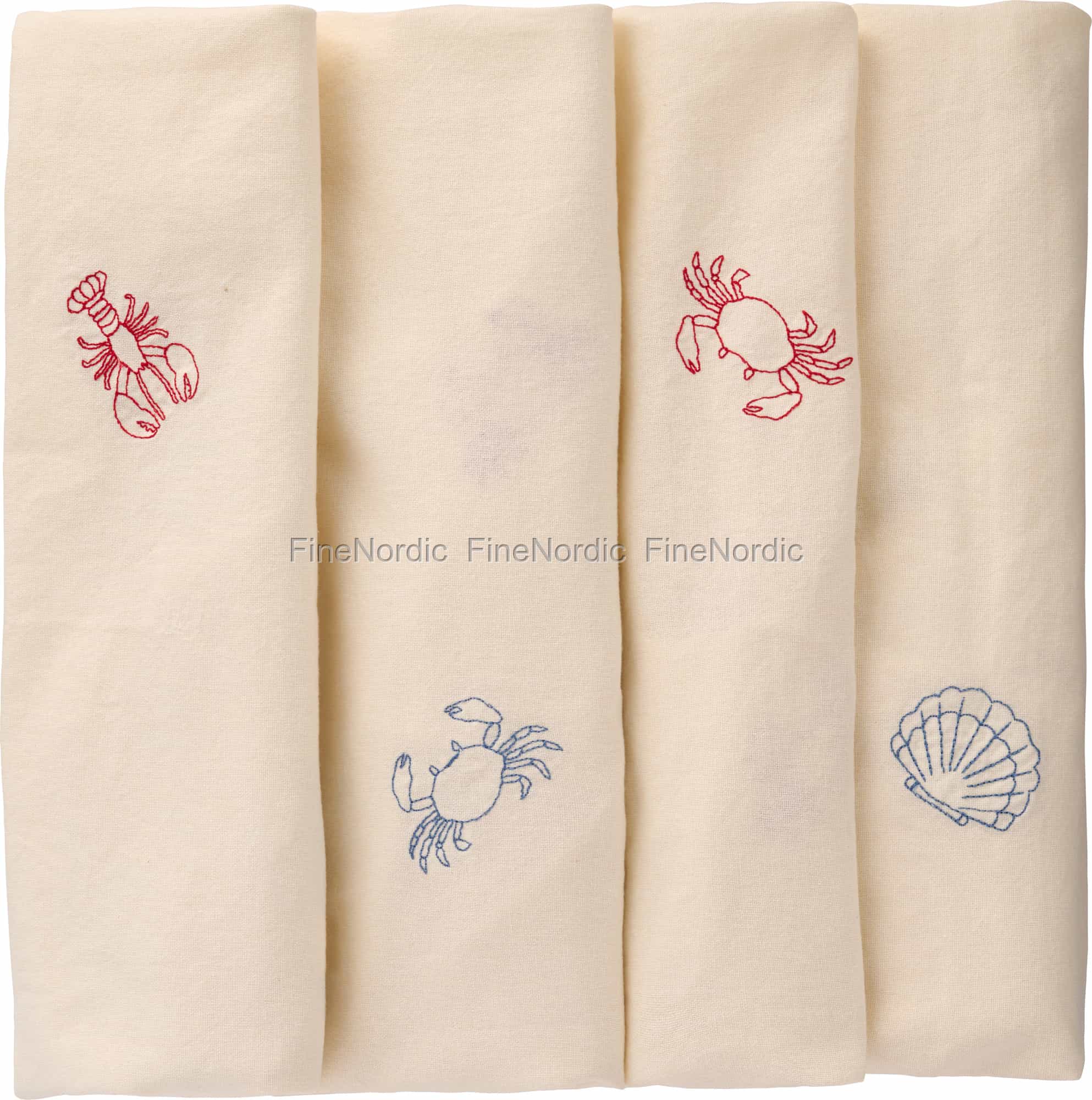 Ib Laursen Tischdecke Atlantis Quadratisch - Hummer, Krabben und ...