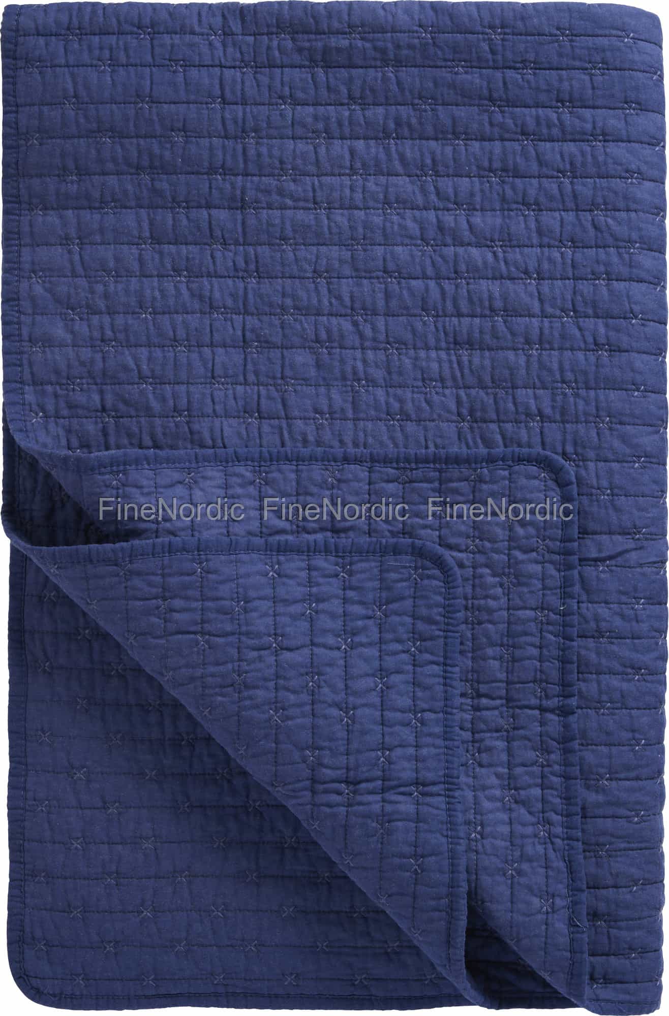 Ib Laursen Quilt Indigo - Kreuzstiche 130 x 180 cm