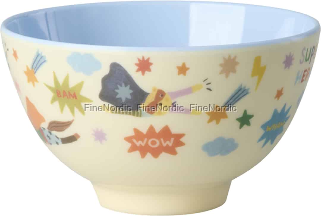 Melaminschale "Hero" Klein - Zartblau | Rice